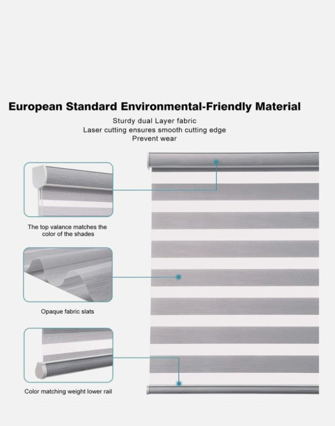 Motorised Dual Layer Roller Window Shades Zebra Blinds Automatic Made ...