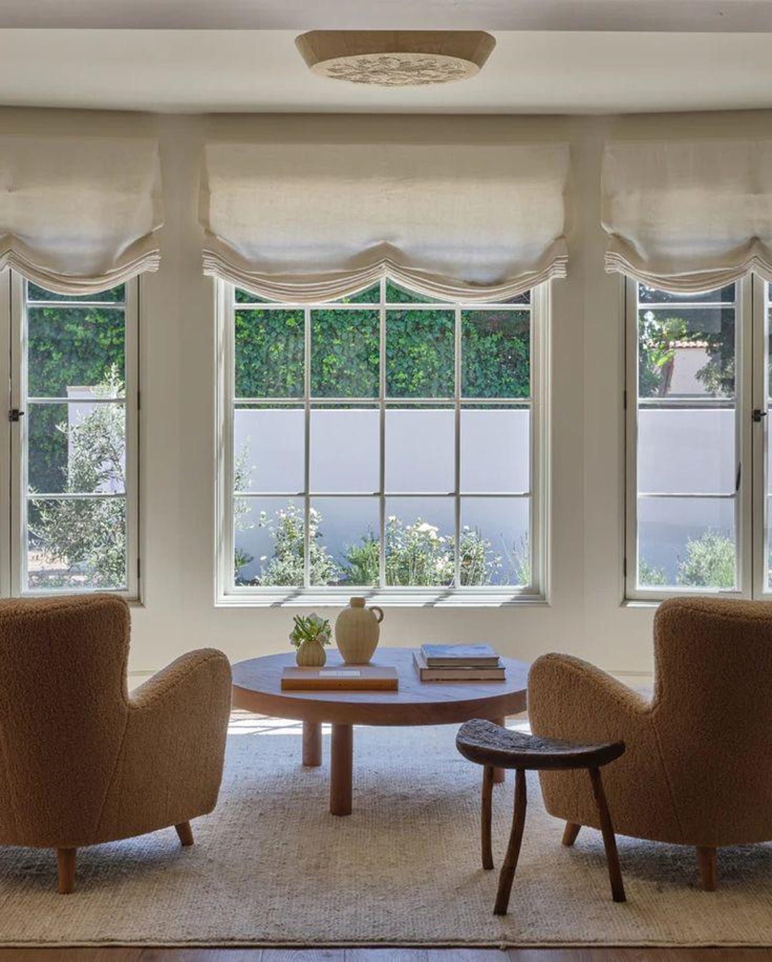 100% Linen Soft Relaxed Roman Blinds White Roman Shades With No Lines ...