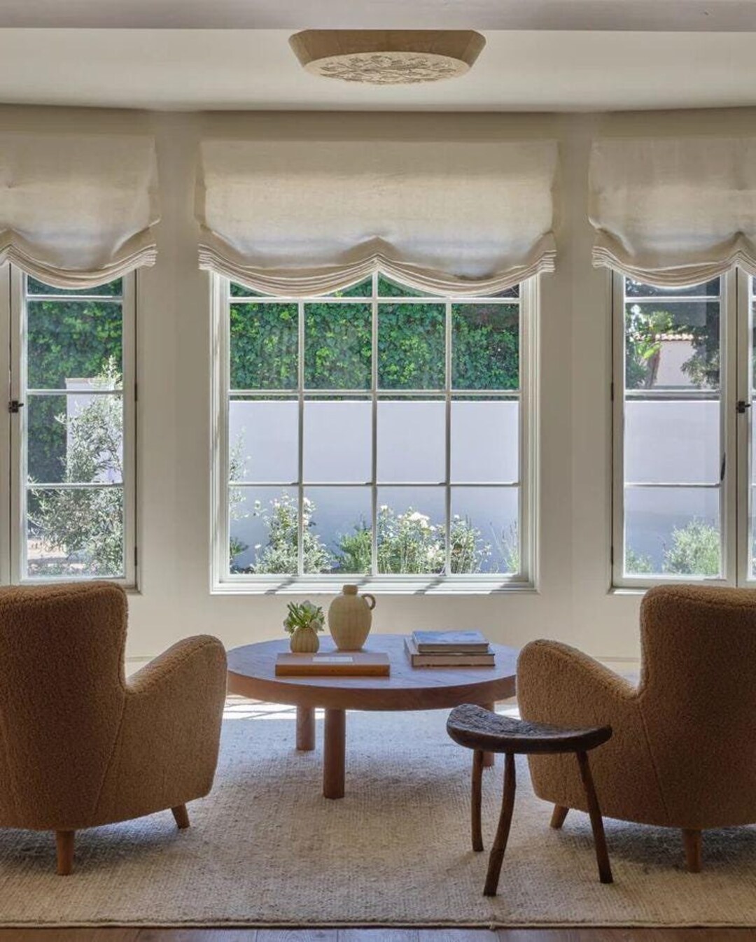 Linen Cotton Relaxed Roman Blinds Hardware Included Custom Soft Roman ...