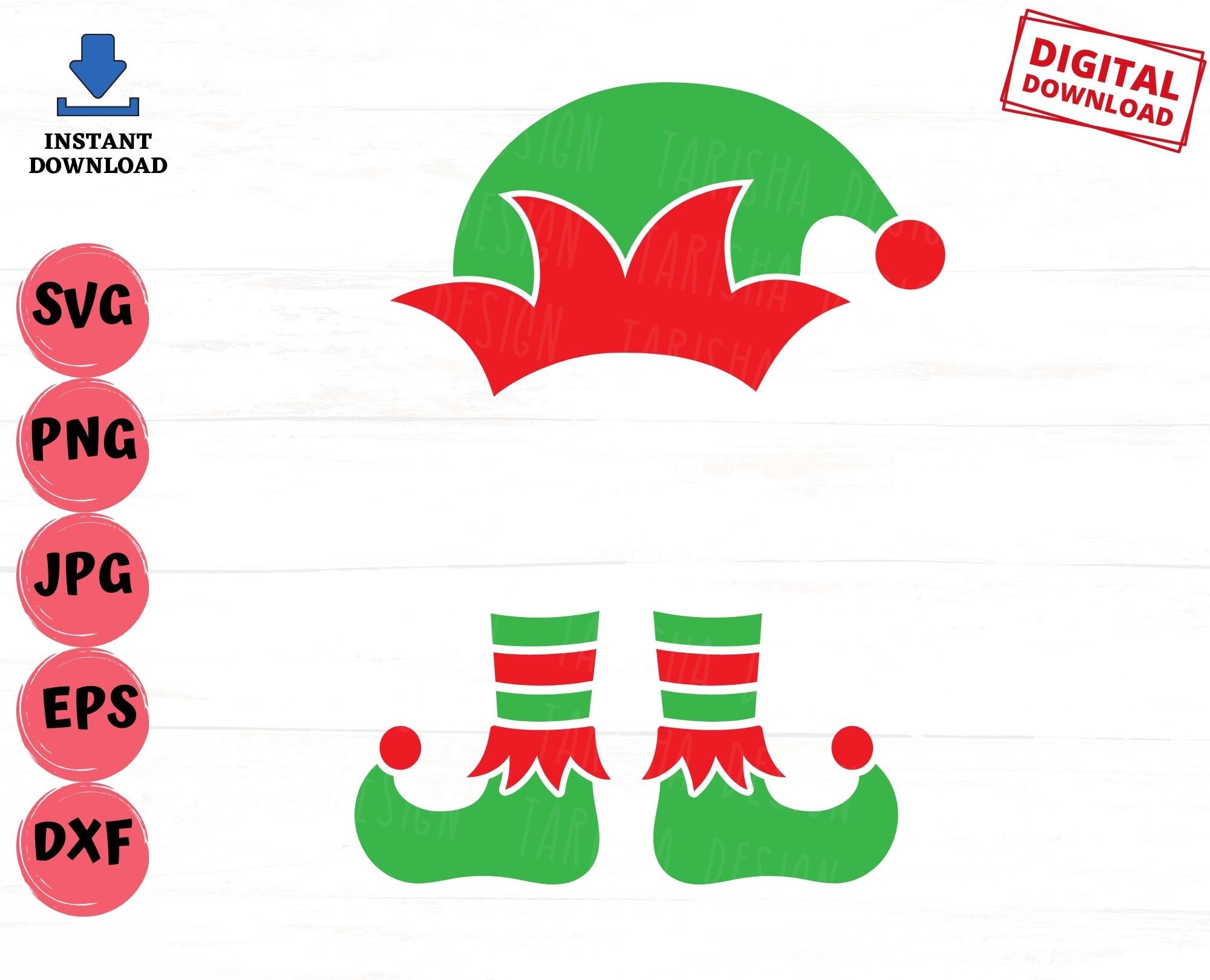 Elf Split Name Frame Svg Elf Christmas Svg Elf Svg Elf - Etsy