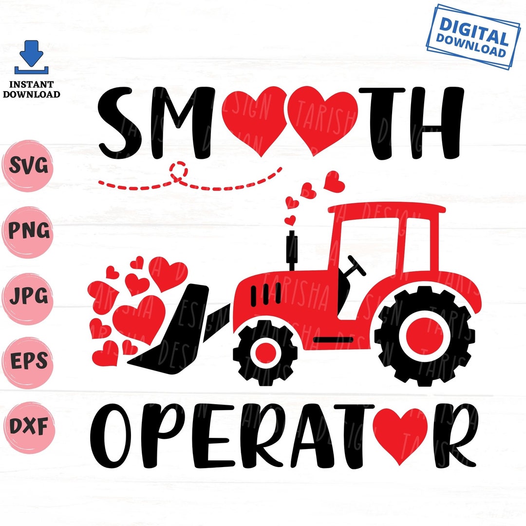 Smooth Operator Svg, Funny Toddler Boy Kids Valentines Love Heart Svg ...
