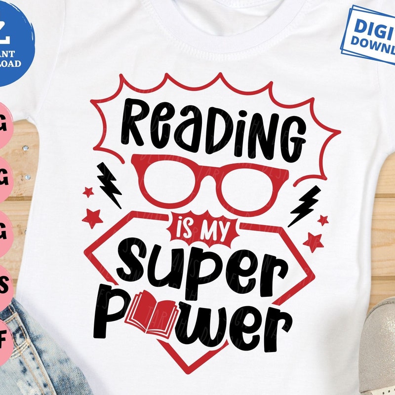 Reading is My Superpower - Etsy