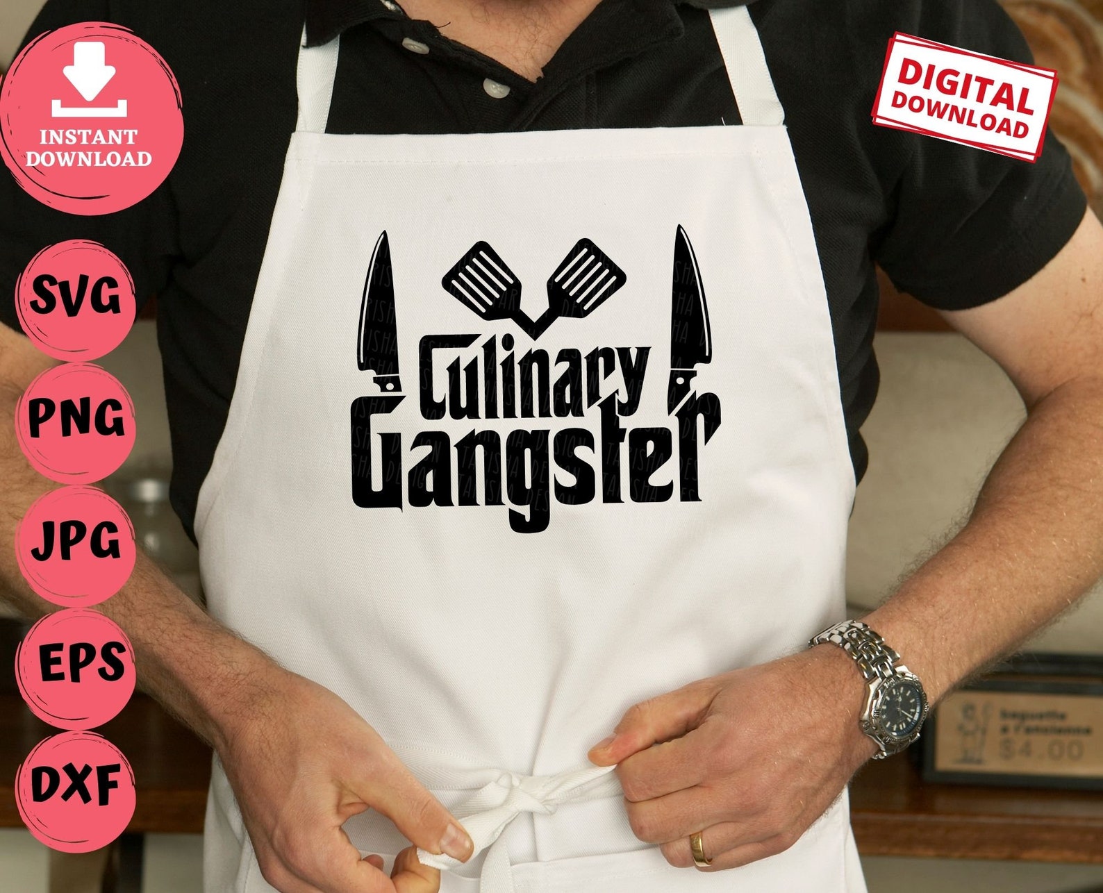 Culinary Gangster Svg, Culinary Svg, Chef Cooking Svg, Funny Chef Svg ...