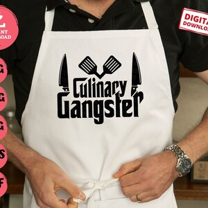 Culinary Gangster Svg, Culinary Svg, Chef Cooking Svg, Funny Chef Svg ...