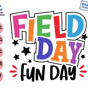 Field Day Fun Day Svg, Funny Teacher Field Day Shirt Svg, Field Day Fun ...