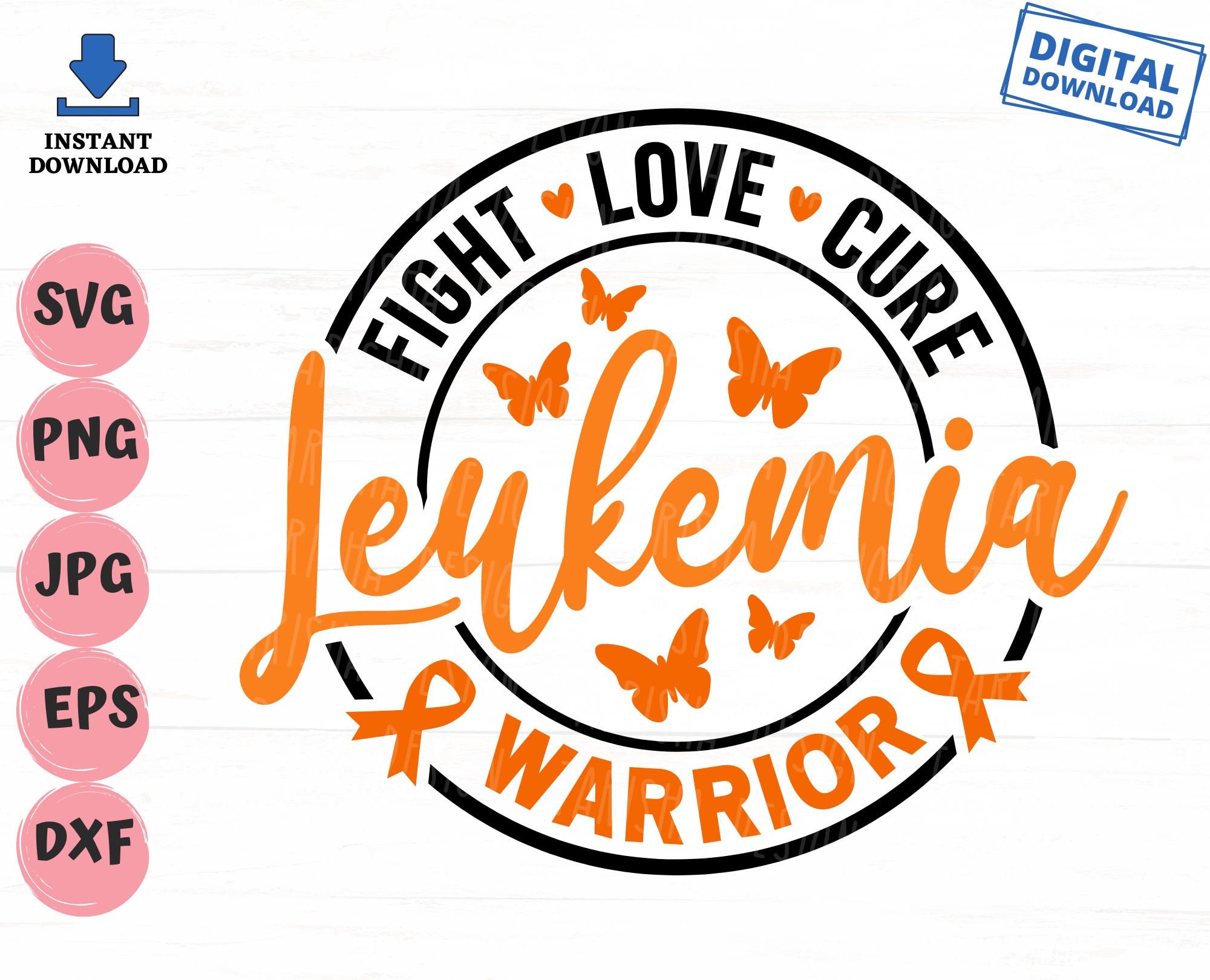 Fight Love Cure Leukemia Warrior Svg Leukemia Warrior Svg - Etsy Hong Kong