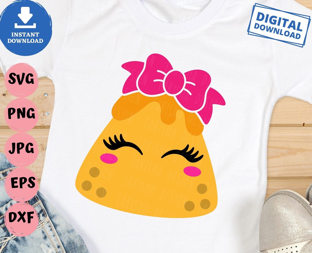 Girl Nacho With Bow Svg, Girl Cinco De Mayo Svg, Nacho Svg, Nacho ...