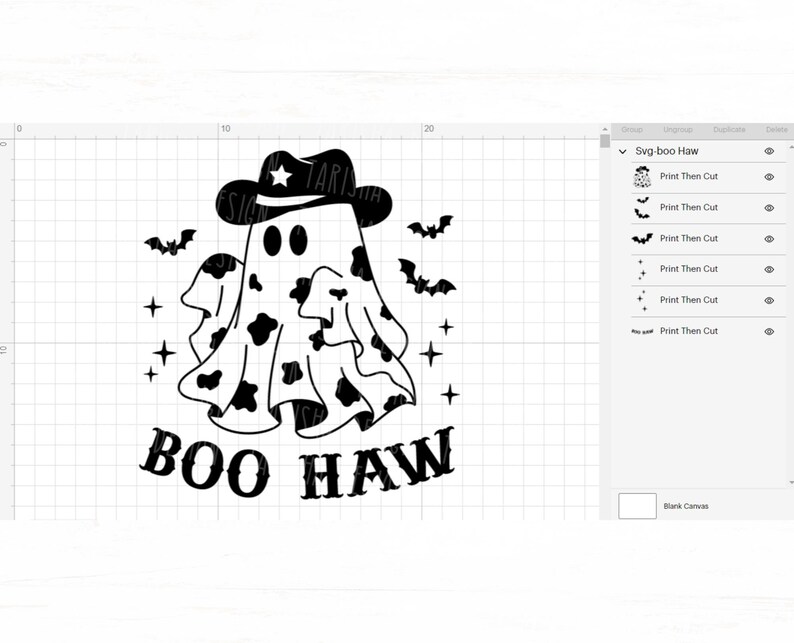 Boo Haw Svg Cowgirl Ghost Svg Cowboy Ghost Svg Western - Etsy