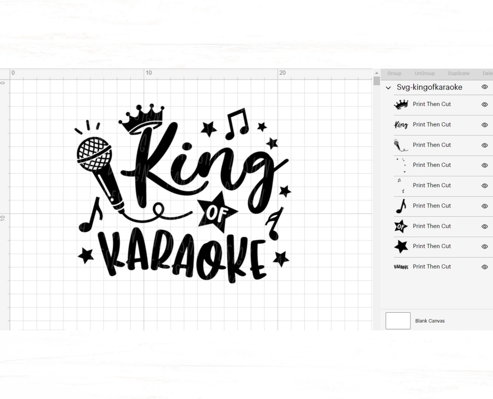 King of Karaoke Svg King of Karaoke With Microphone and - Etsy