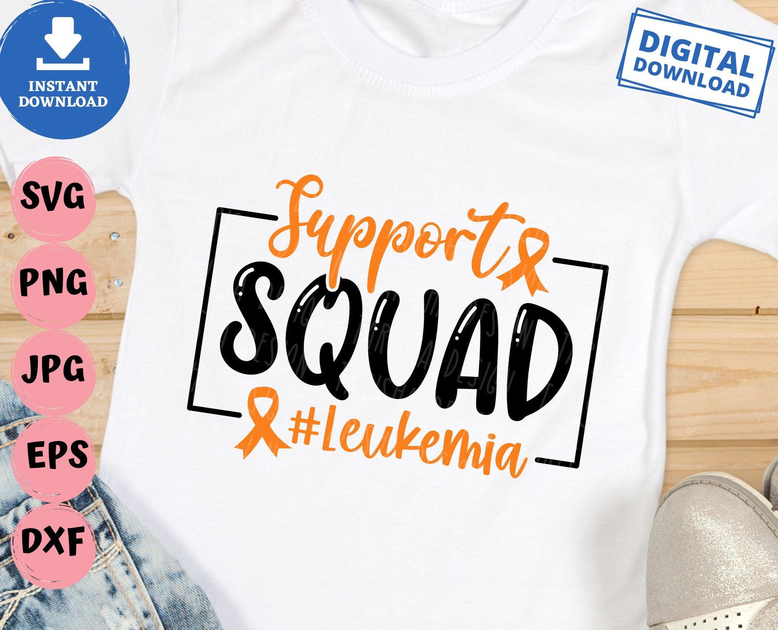 Support Squad Leukemia Svg Leukemia Support Svg Leukemia - Etsy