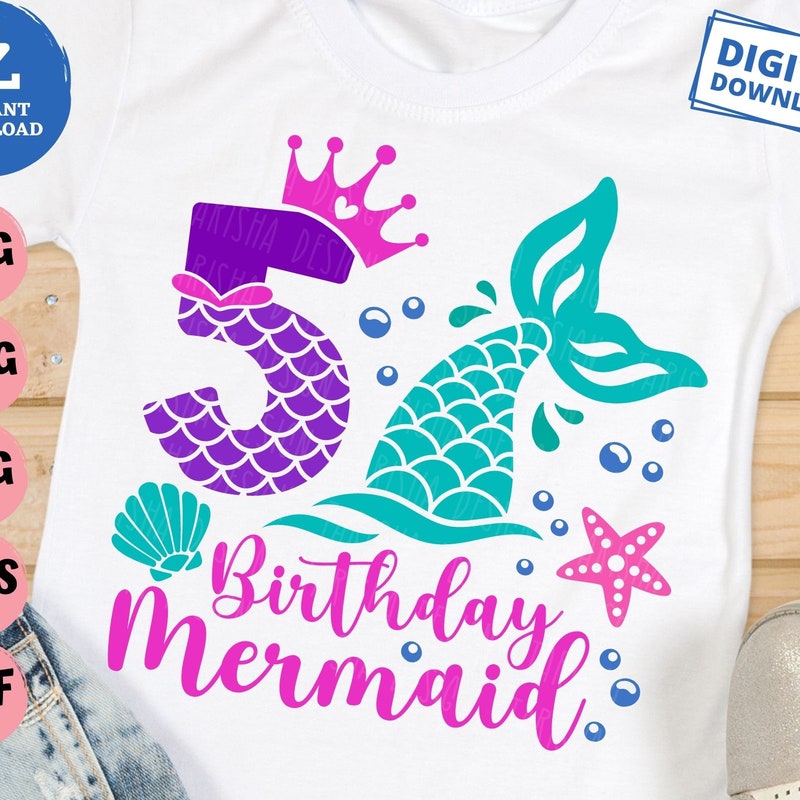Pink Mermaid Shirt - Etsy