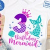 5 Mermaid Tail Birthday Number, PNG and SVG File, Digital Download ...