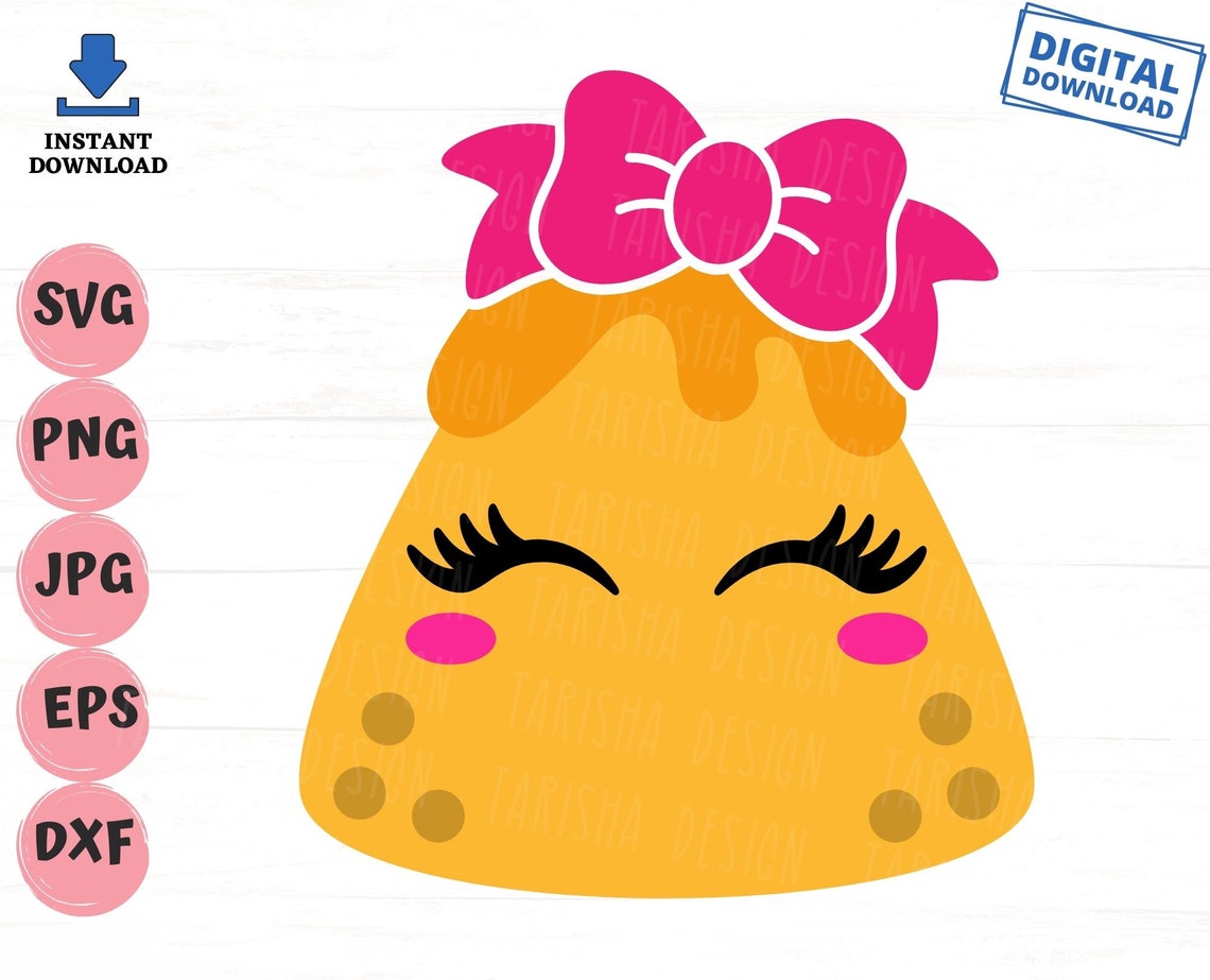 Girl Nacho With Bow Svg, Girl Cinco De Mayo Svg, Nacho Svg, Nacho ...