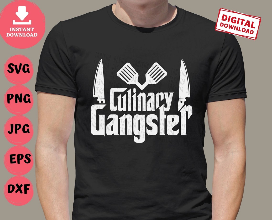 Culinary Gangster Svg, Culinary Svg, Chef Cooking Svg, Funny Chef Svg ...