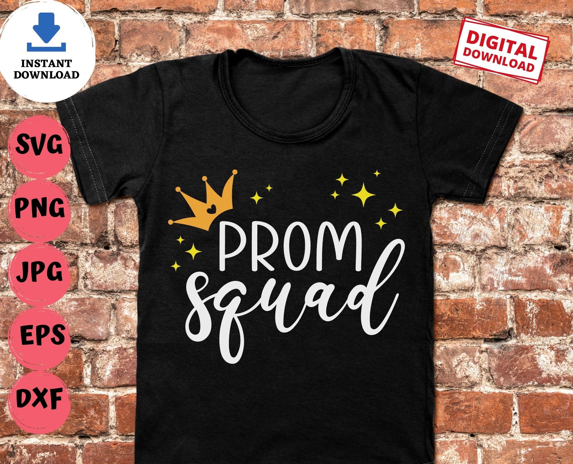 Prom Squad Svg Prom Svg Squad Svg Senior Life SVG Prom - Etsy México