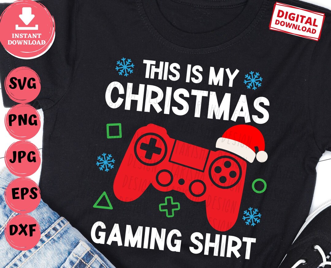 This is My Christmas Gaming Shirt Svg, Christmas Video Game Svg ...