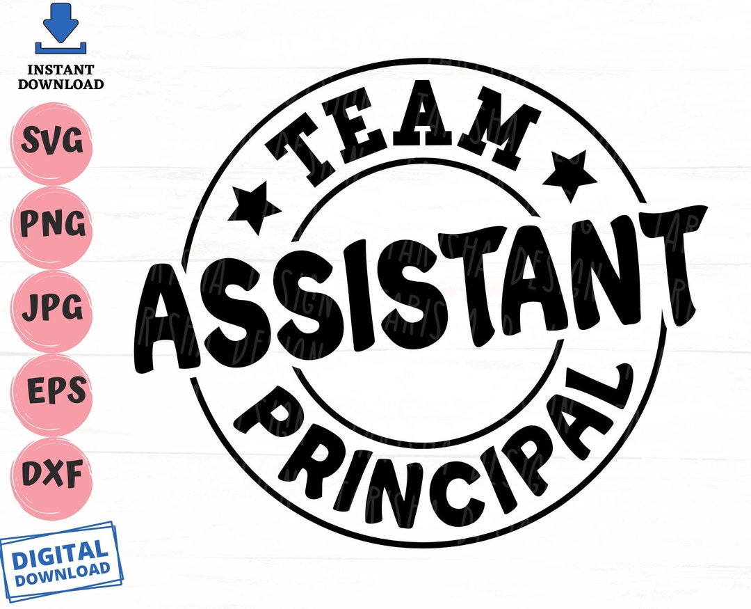Team Assistant Principal Svg, Assistant Principal Svg, School Worker ...