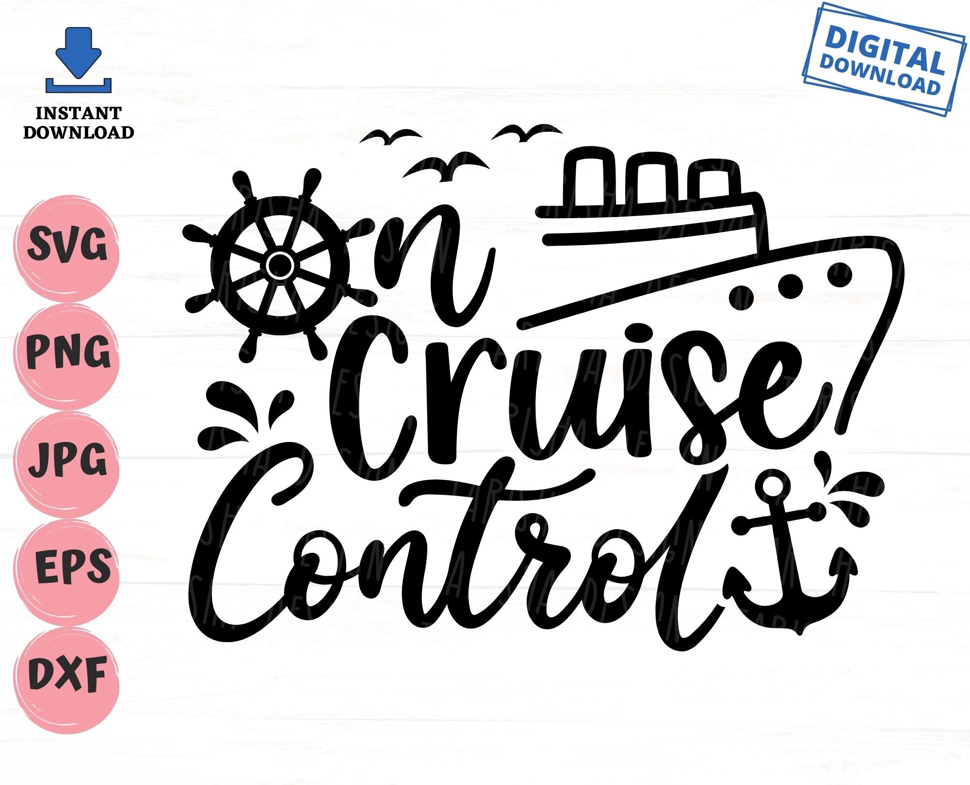 On Cruise Control Svg, Family Cruise Shirt Svg, Summer Time Svg, Cruise ...