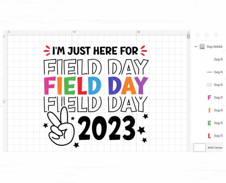 I'm Just Here for Field Day 2023 Svg, Funny Teacher Field Day Shirt Svg ...