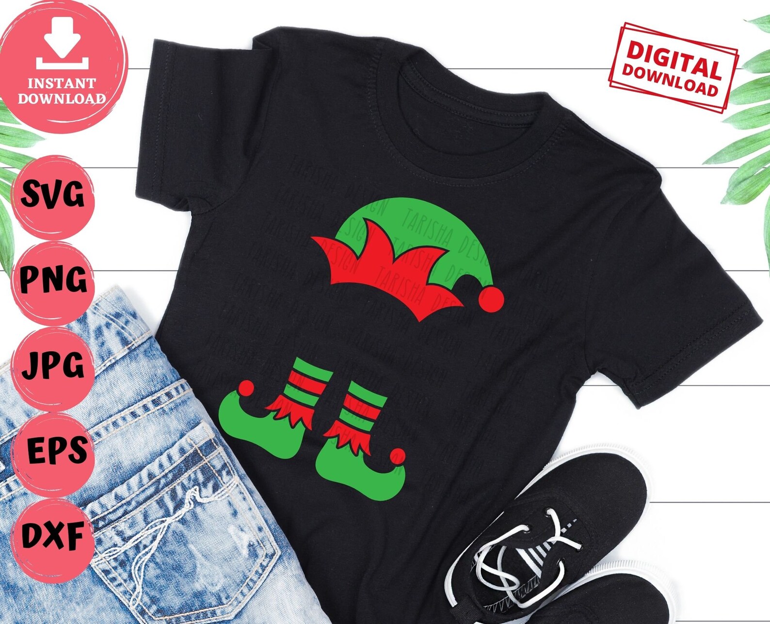 Elf Split Name Frame Svg Elf Christmas Svg Elf Svg Elf - Etsy