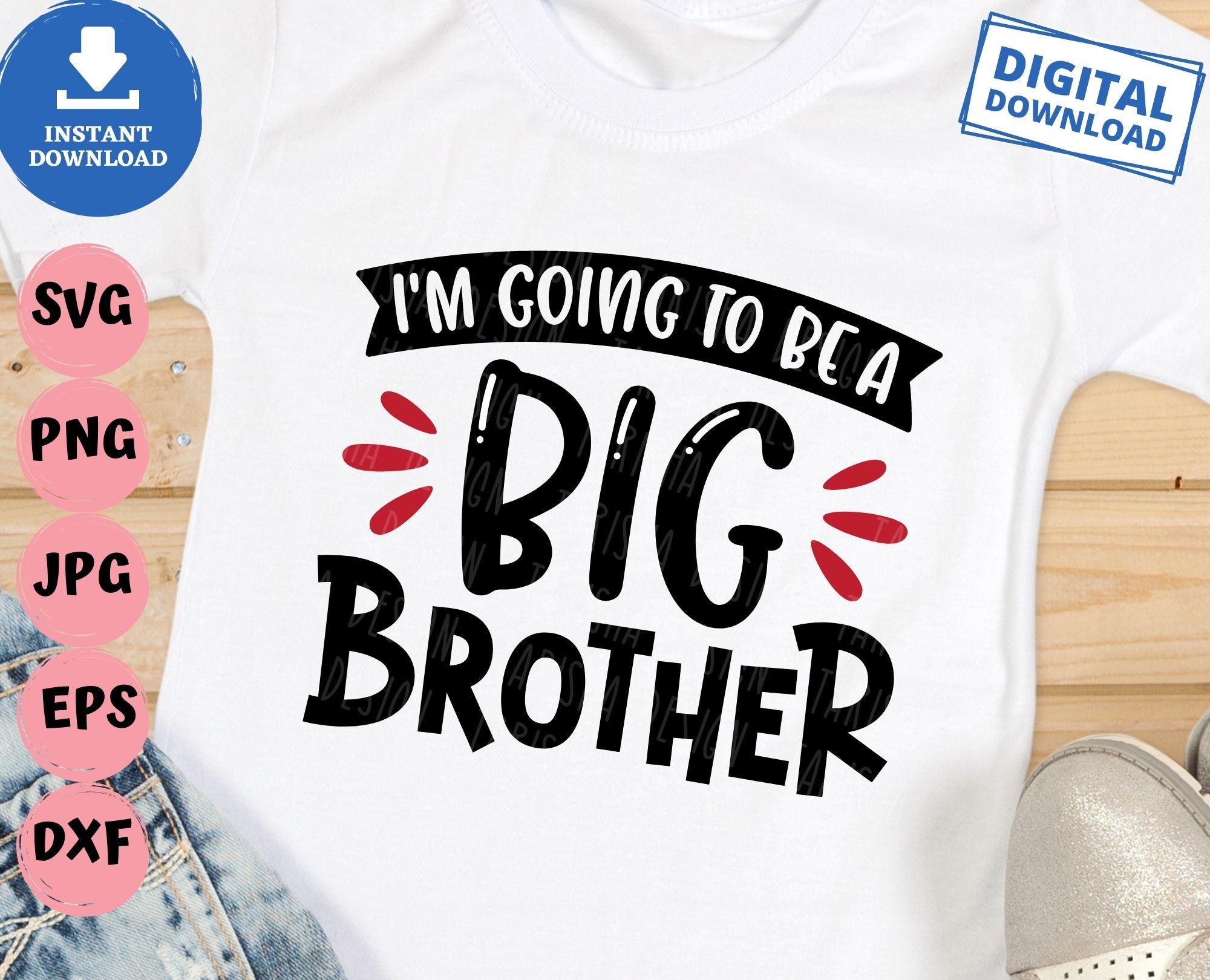 I'm Going to Be A Big Brother Svg Big Brother Shirt Svg - Etsy
