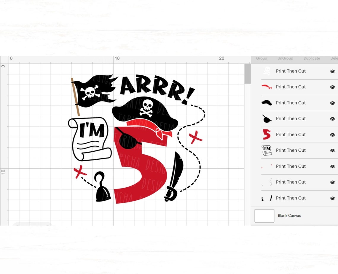 Arrr I'm 5 Svg, Fifth Birthday Pirate Svg, Pirate Birthday Boy Svg, 5th ...