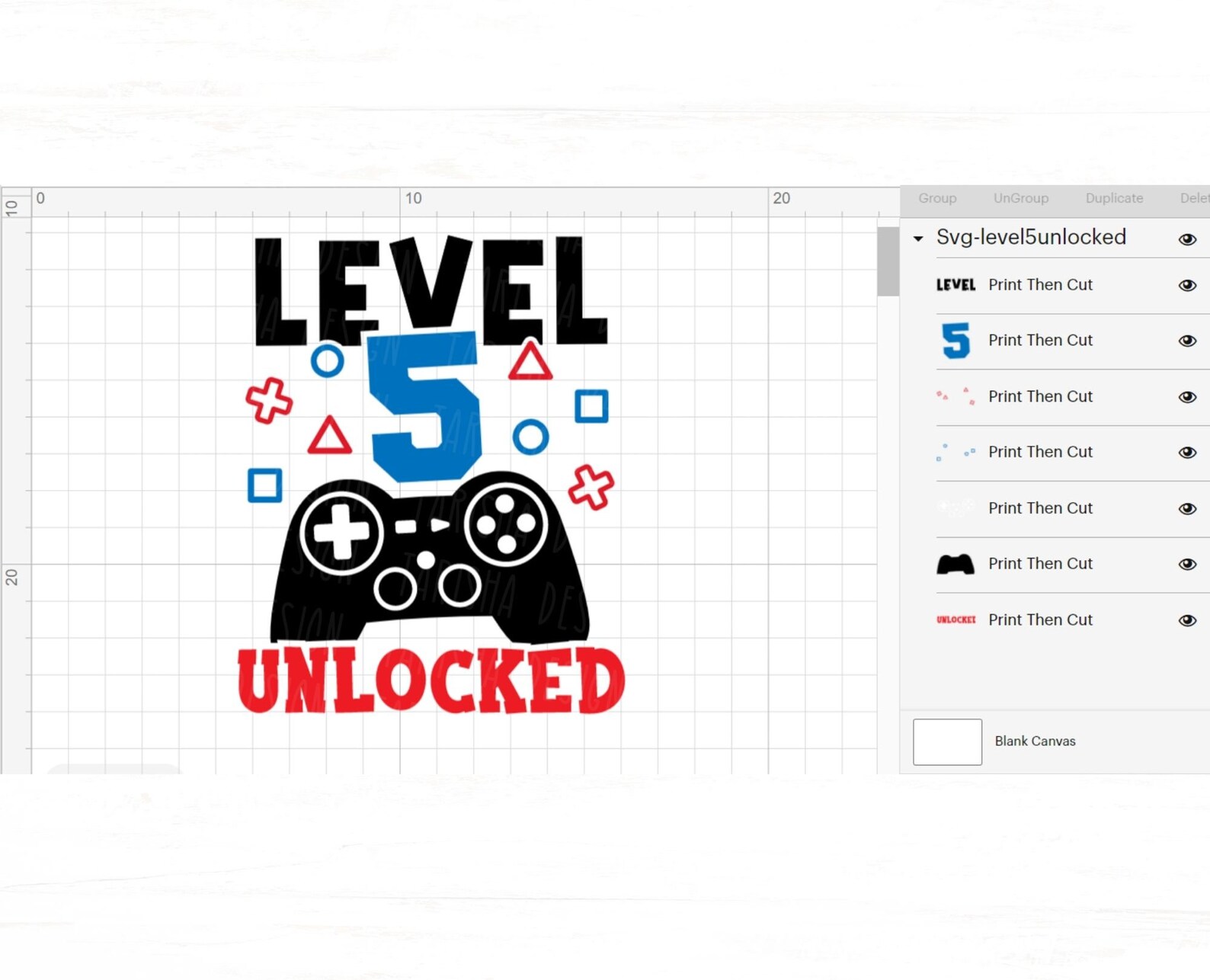 Level 5 Unlocked Svg, 5th Birthday Video Games Svg, Five Years Birthday ...