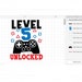 Level 5 Unlocked Svg, 5th Birthday Video Games Svg, Five Years Birthday ...