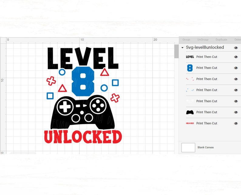 Level 8 Unlocked Svg 8th Birthday Video Games Svg Eight - Etsy