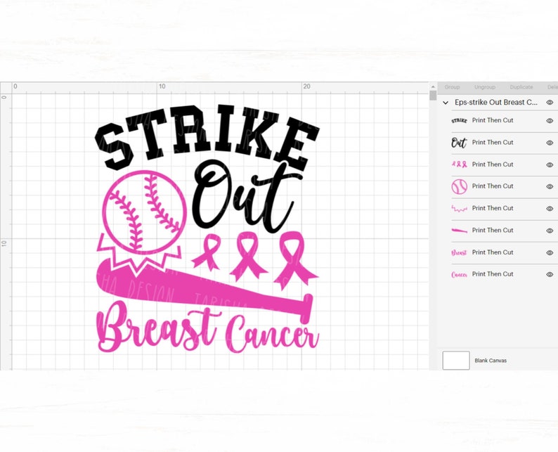 Strike Out Breast Cancer Svg Strike Out Breast Cancer Breast - Etsy