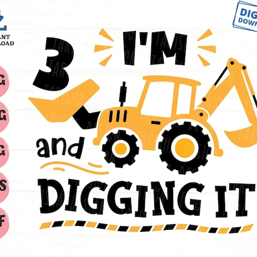 3rd Birthday Svg I'm Three Svg Baby Third Birthday Shirt - Etsy