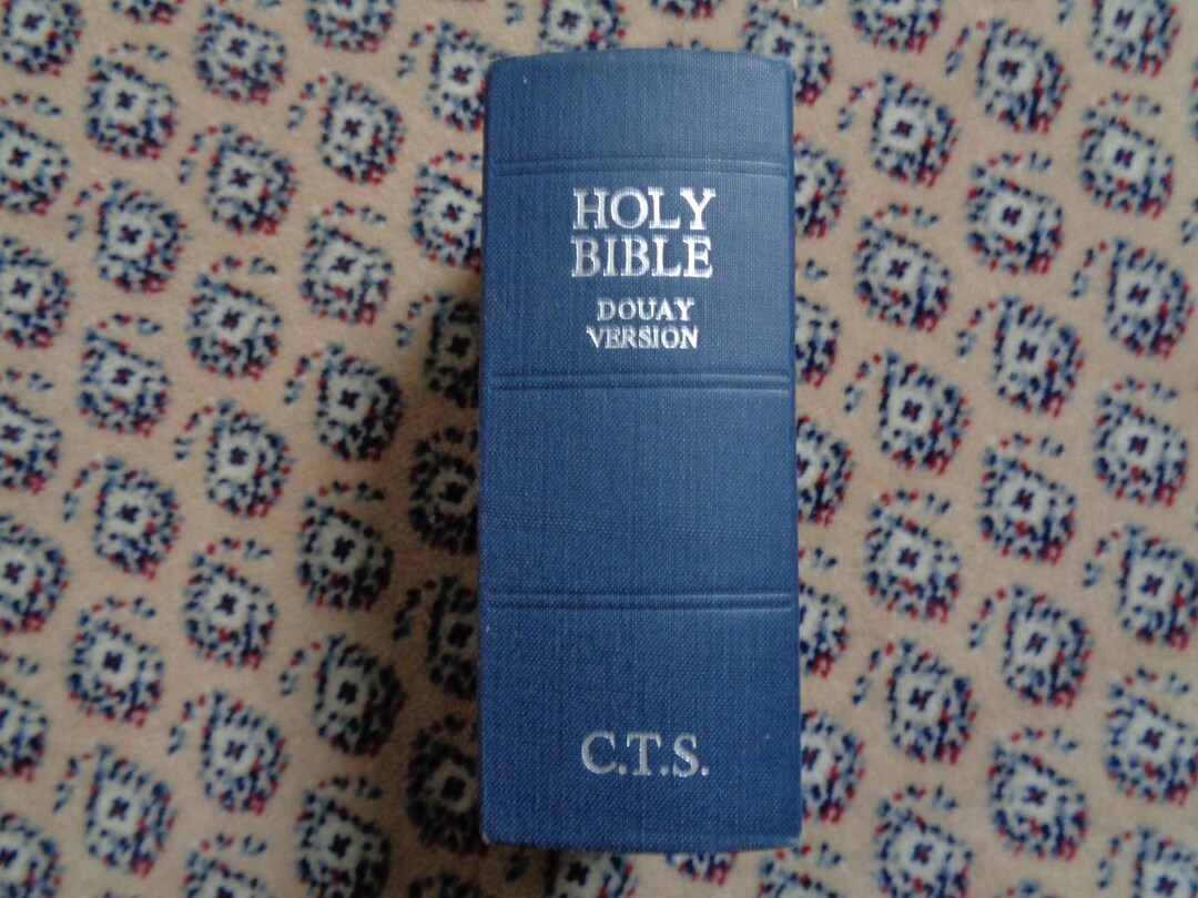 Vintage Holy Bible Douay Version Catholic Truth Society, London 1956 - Etsy