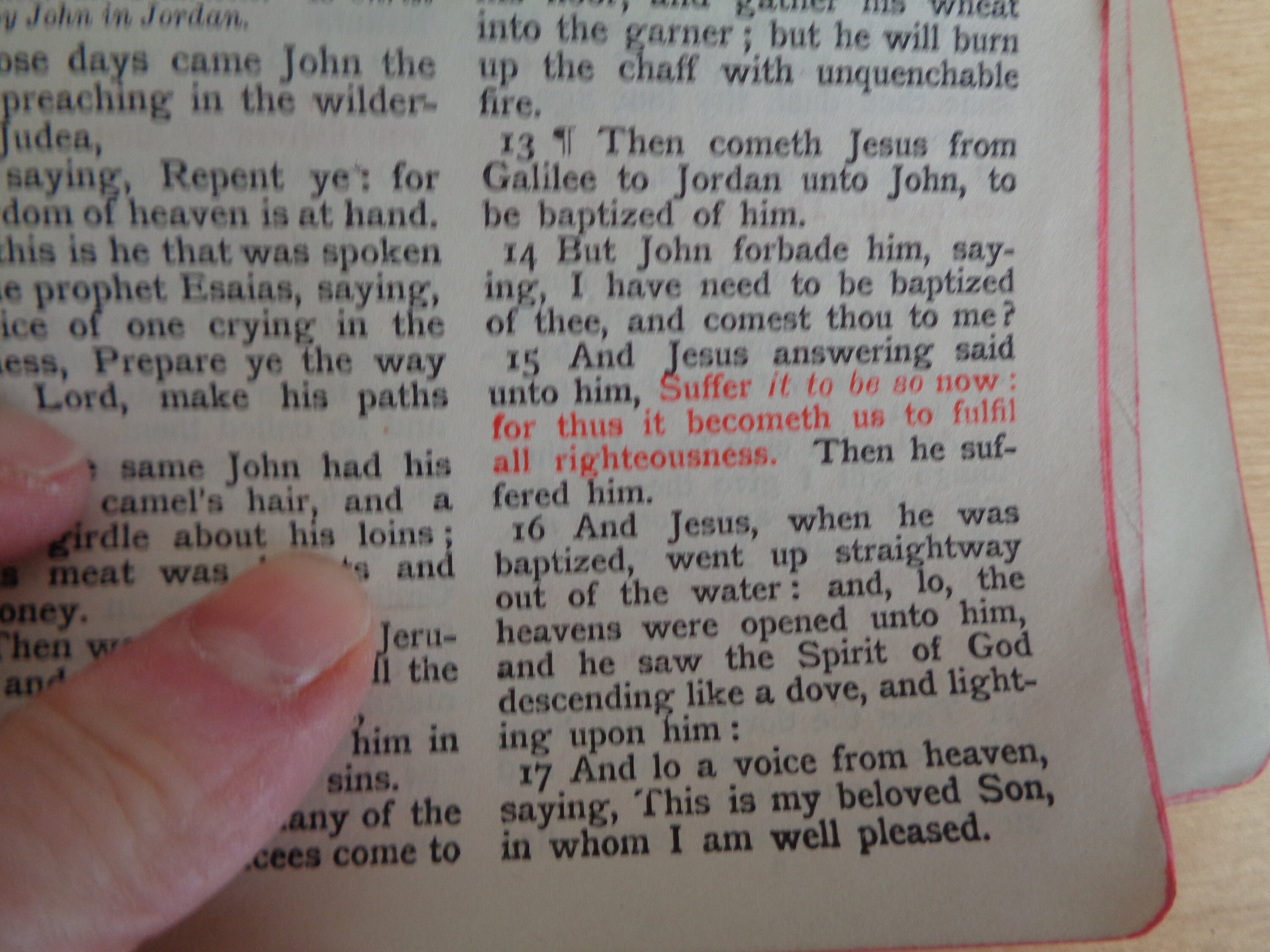 Vintage religious book Red Letter Testament | Etsy