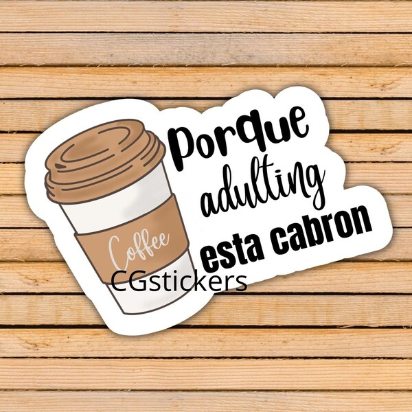 Coffee Stickers for Water Bottle - Etsy
