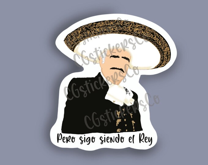 Pero Sigo Siendo El Rey Waterproof Sticker/mexican Sticker/latin ...