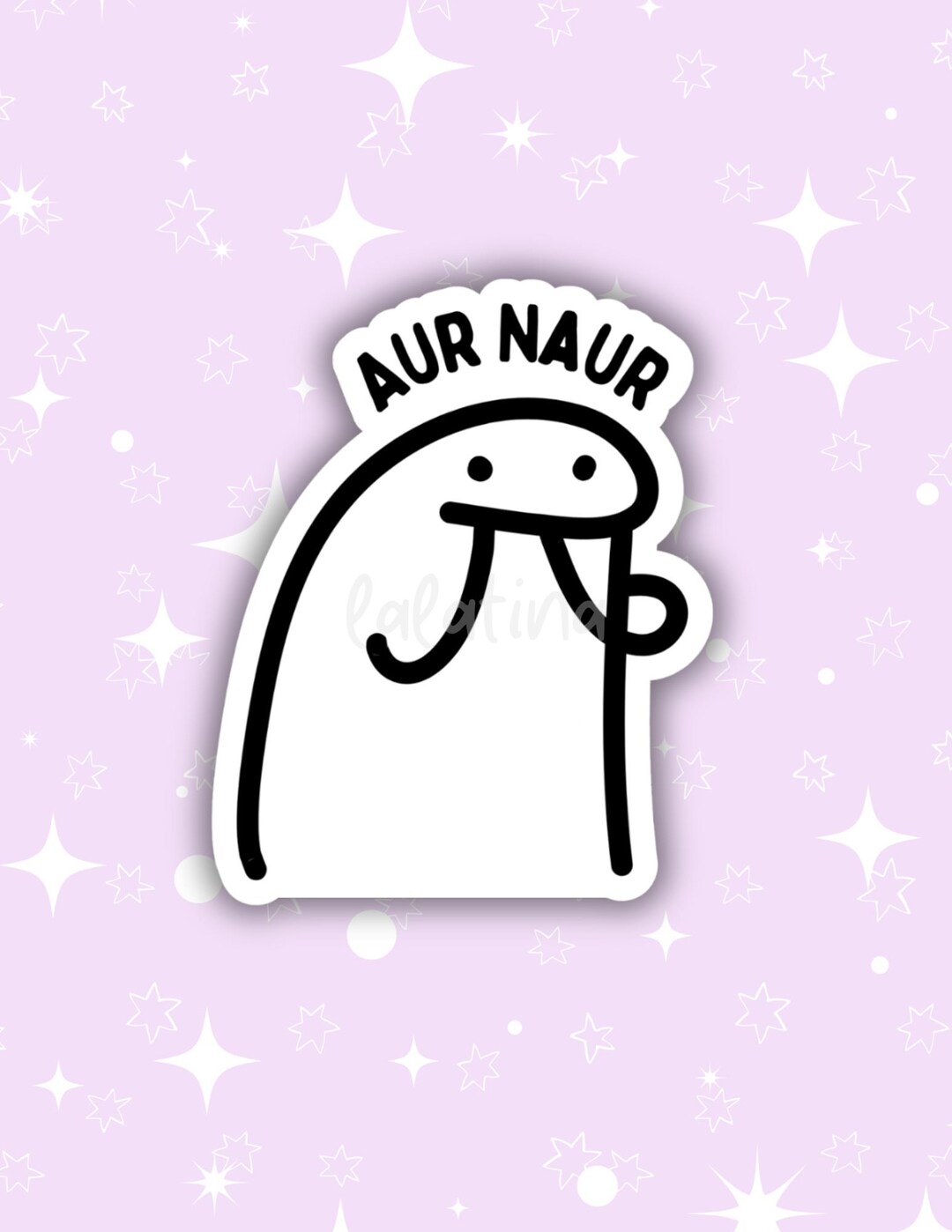 Aur Naur Funny Sticker, Meme Sticker, Funny Sticker, Laptop Decals ...