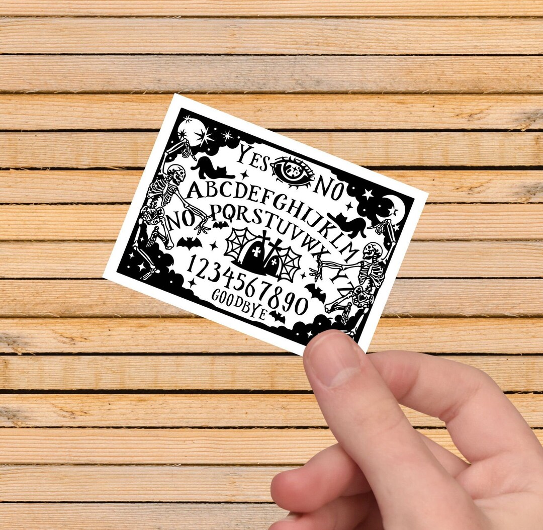 Ouija Board Sticker, Water Bottle Stickers, Sticker for Laptop ...
