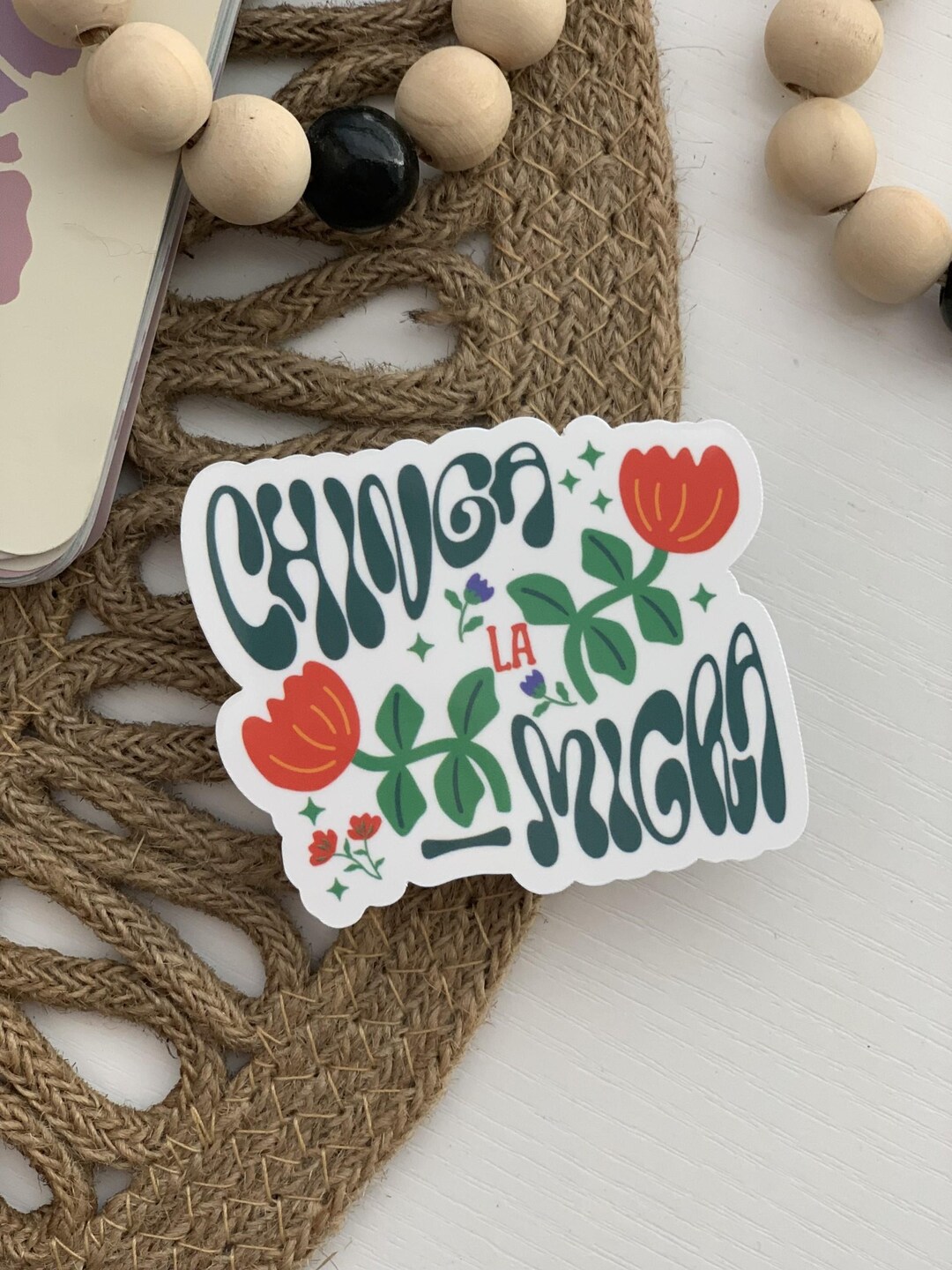 Chinga La Migra Funny Hispanic Sticker, Funny Spanish Sticker,spanglish ...