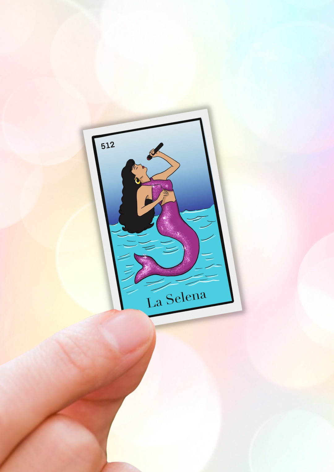 La Sirena Loteria Vinyl Sticker,loteria Decals, Mexican Sticker, Mexico ...