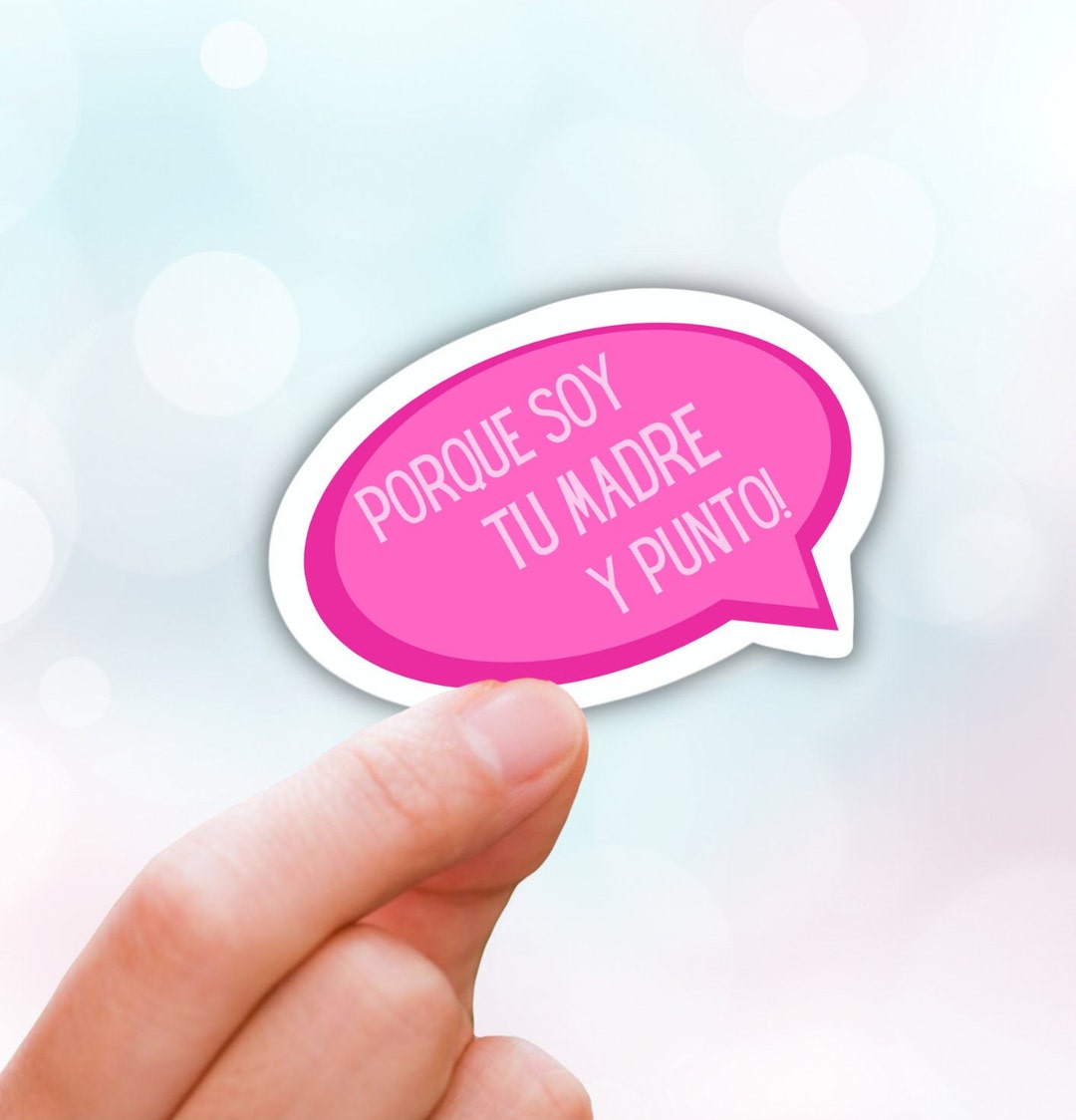 Porque Soy Tu Madre Funny Mother’s Day Vinyl Sticker,water Bottle ...
