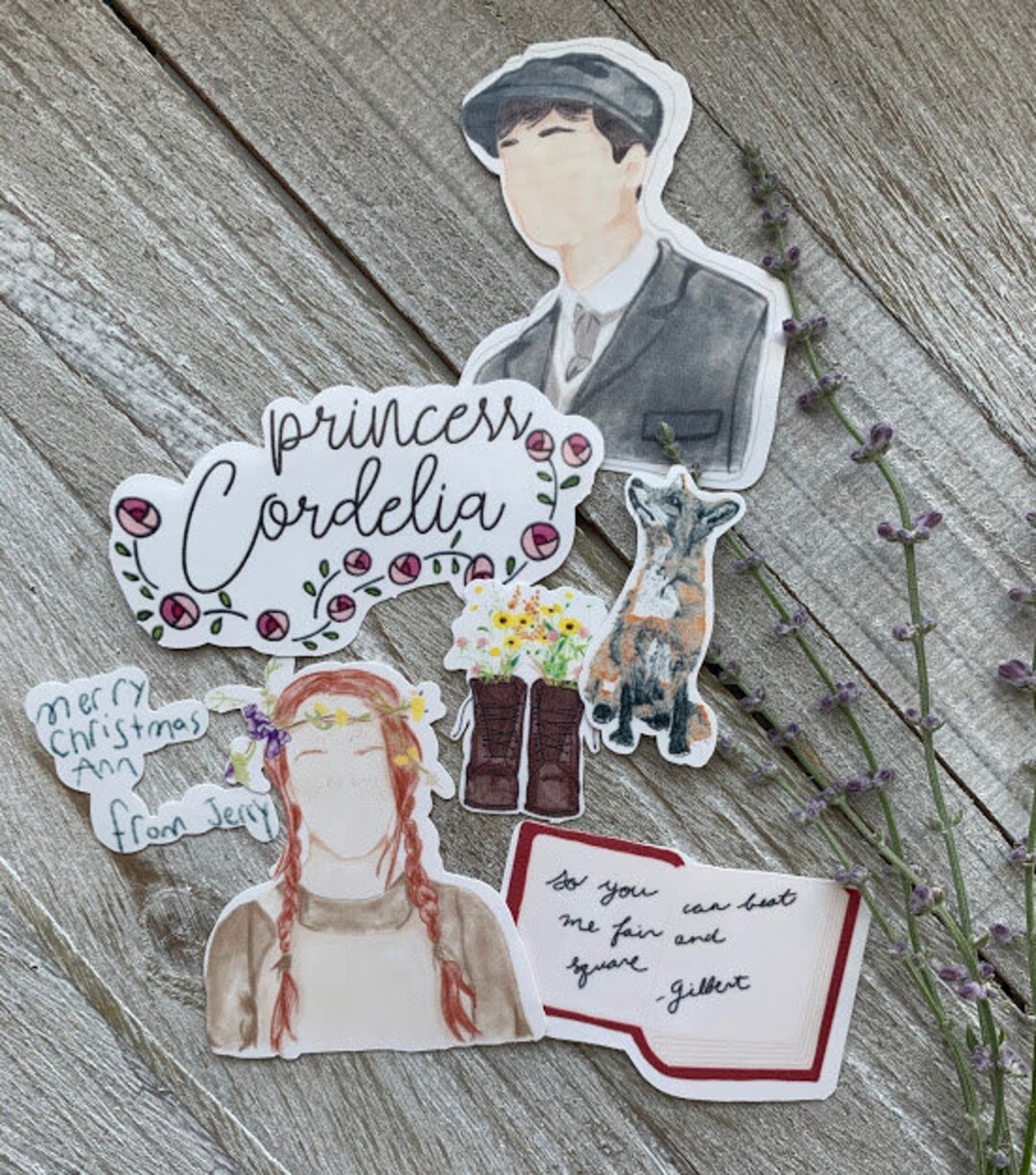 Anne of Green Gables Waterproof Sticker Pack/sticker Pack for Laptop ...