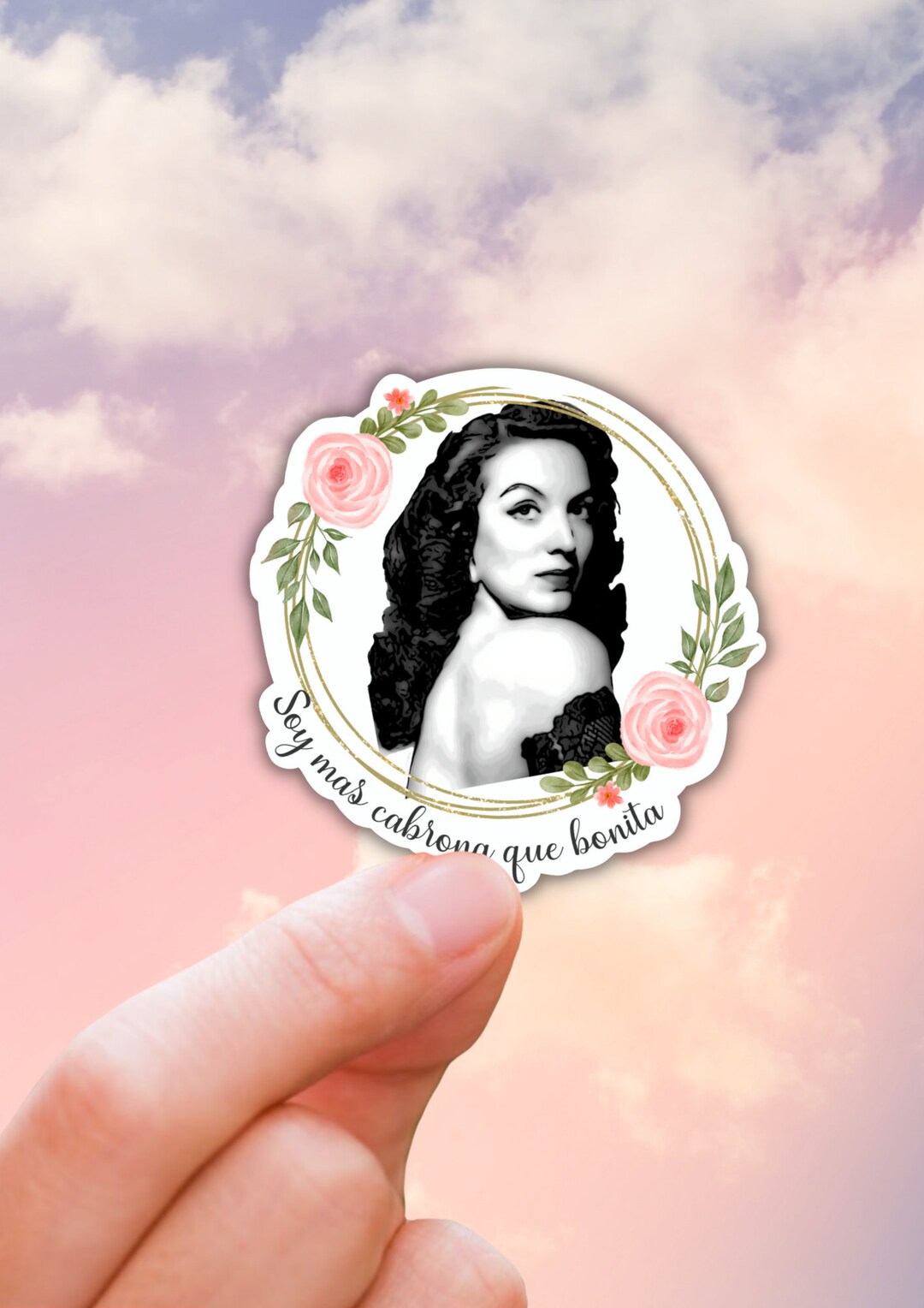 Soy Mas Bonita Que Cabrona Vinyl Sticker, Maria Felix, Latina Sticker ...