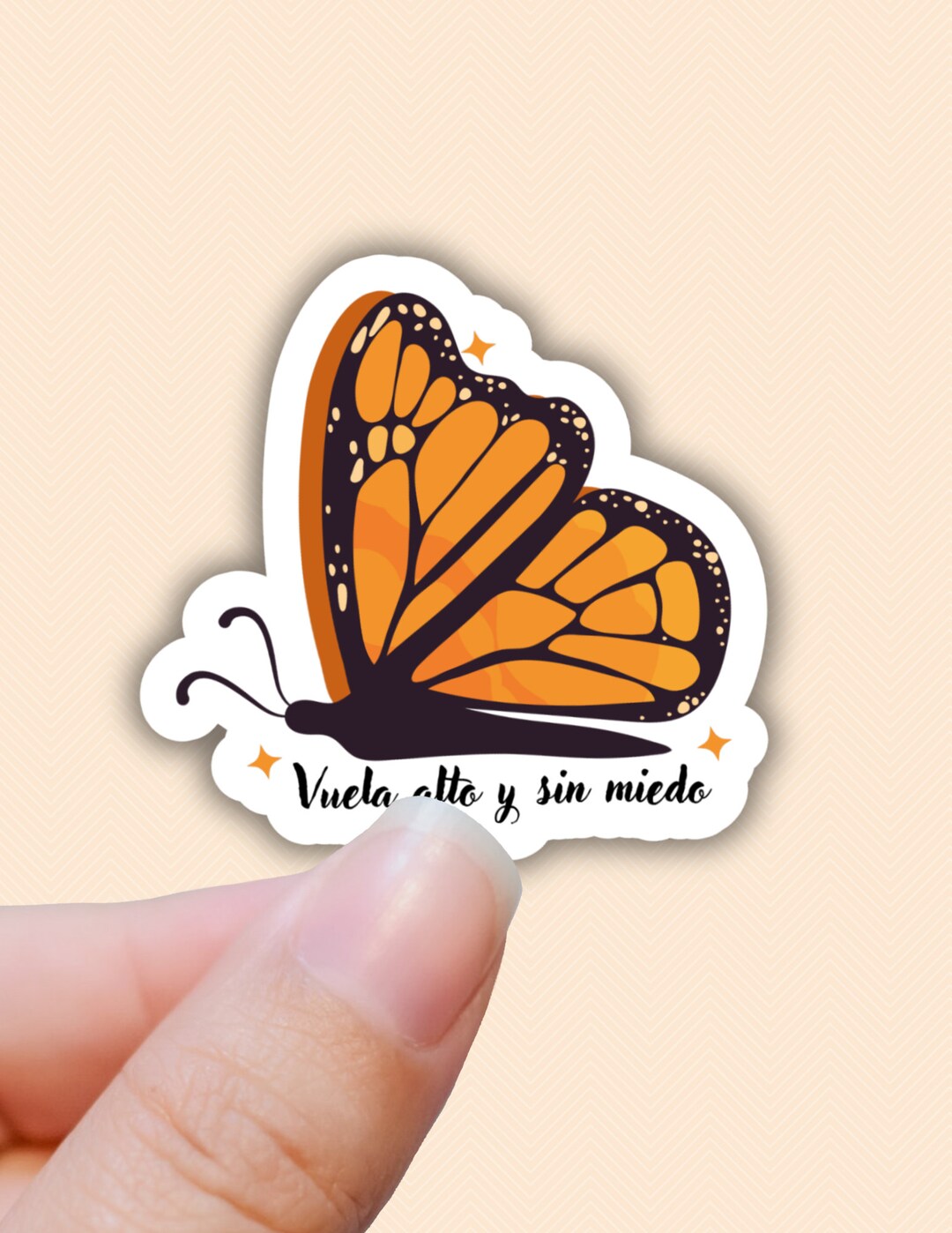 Vuela Alto Sticker,positive Spanish Sticker,butterlfy, Inmigrant ...
