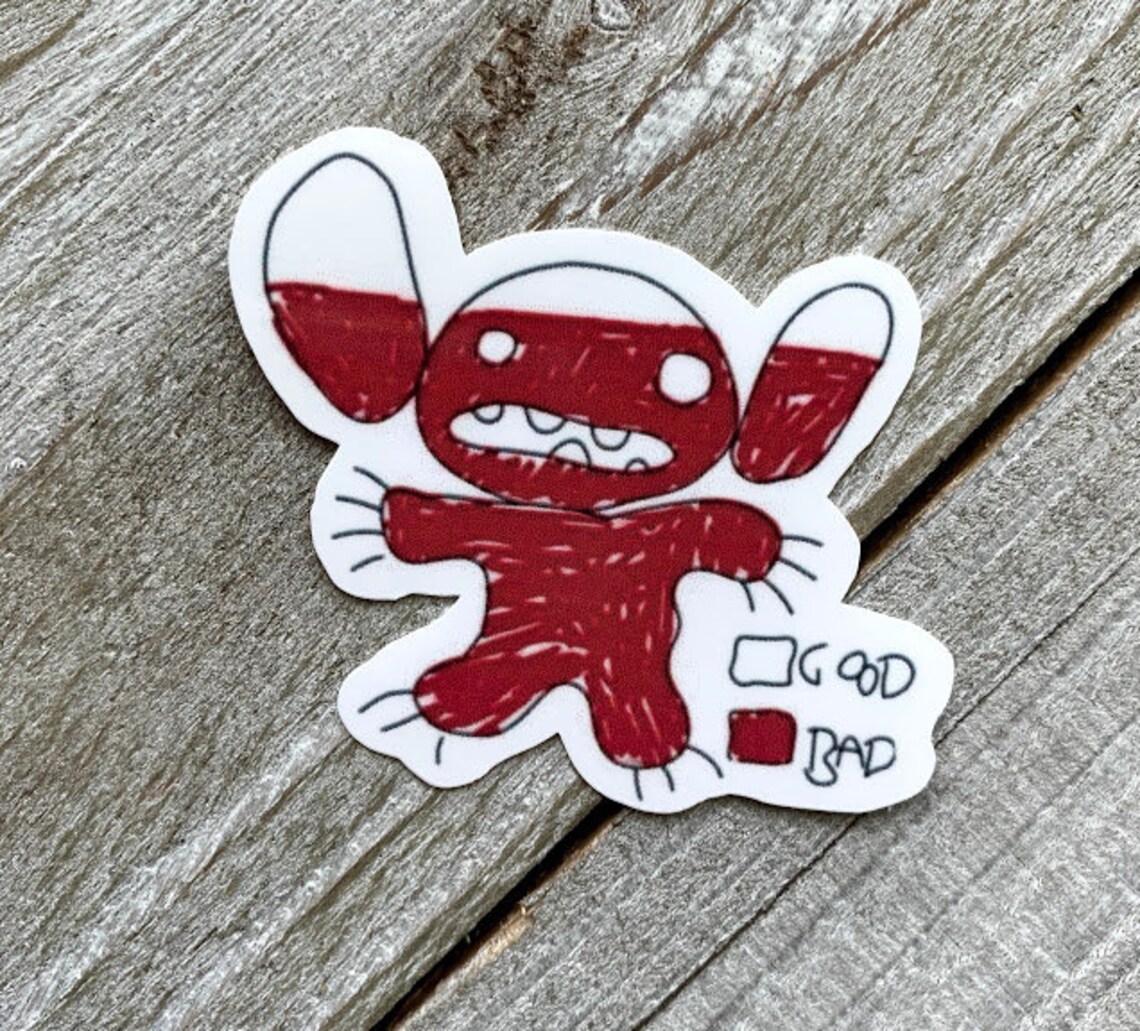 Evil Cartoon Character Waterproof Sticker/sticker for - Etsy
