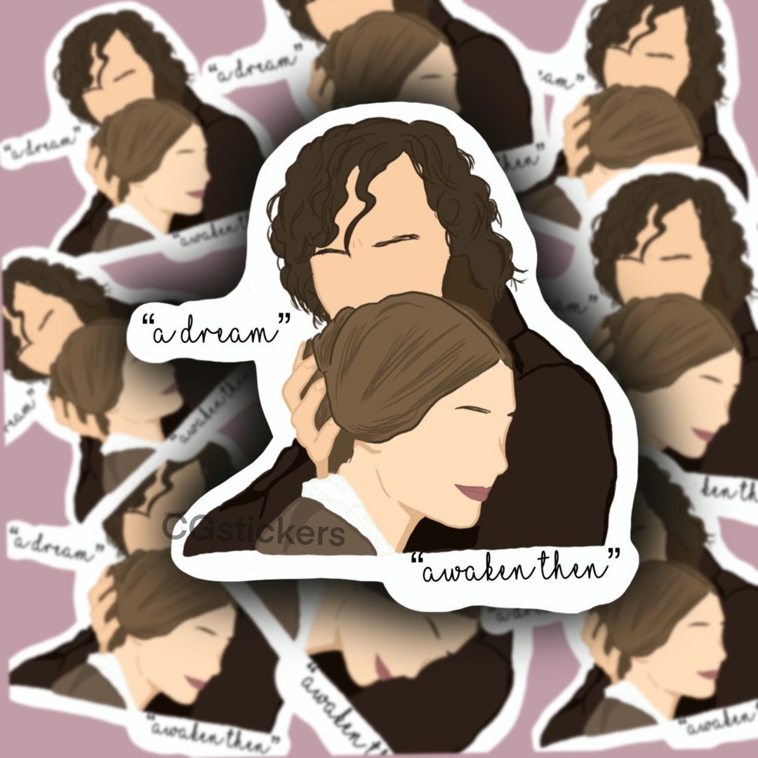 Romantic Book Vinyl Sticker, Bookish Stickers, Kindle, Planner Sticker ...