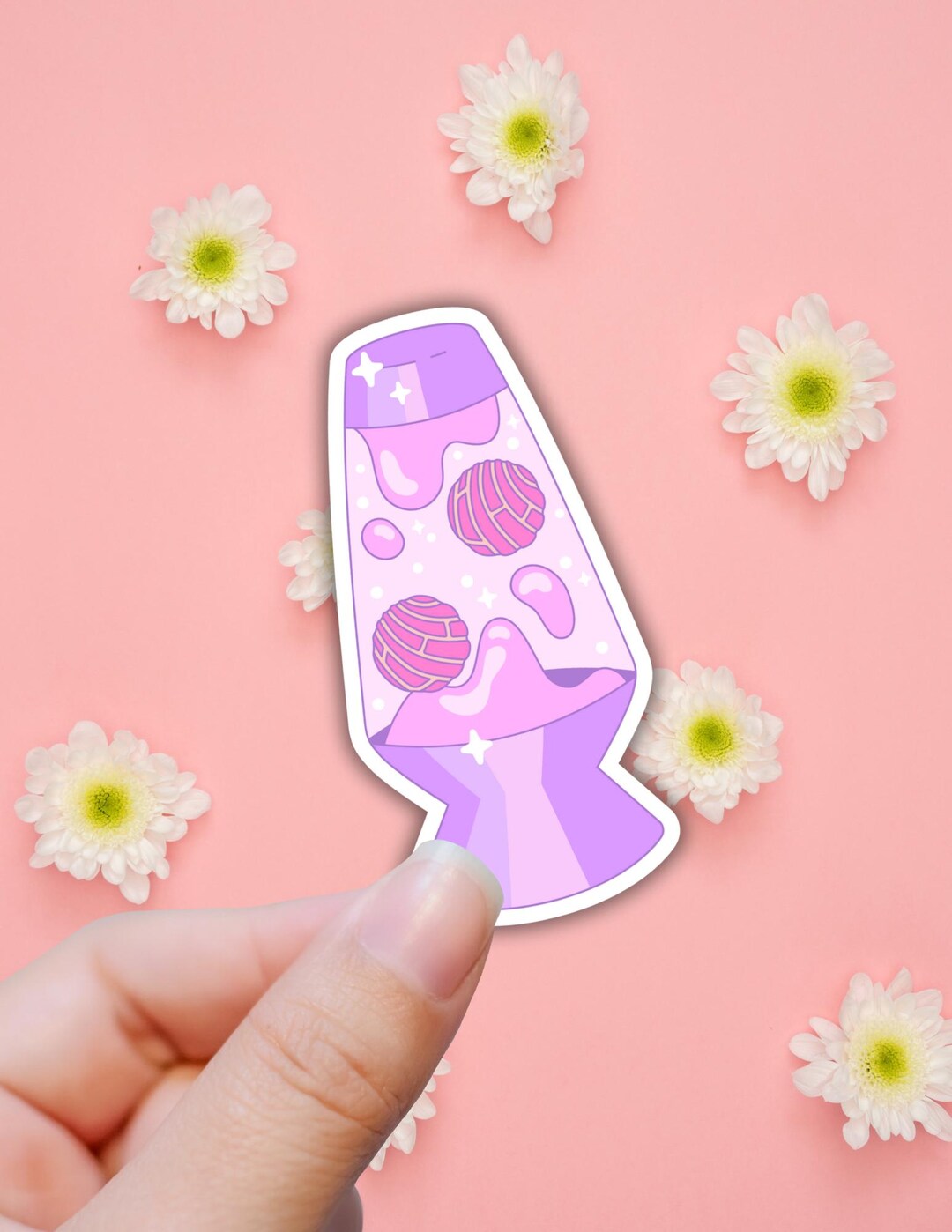 Concha Lava Lamp Sticker, Latina Sticker, Cute Decals, Laptop Decal ...