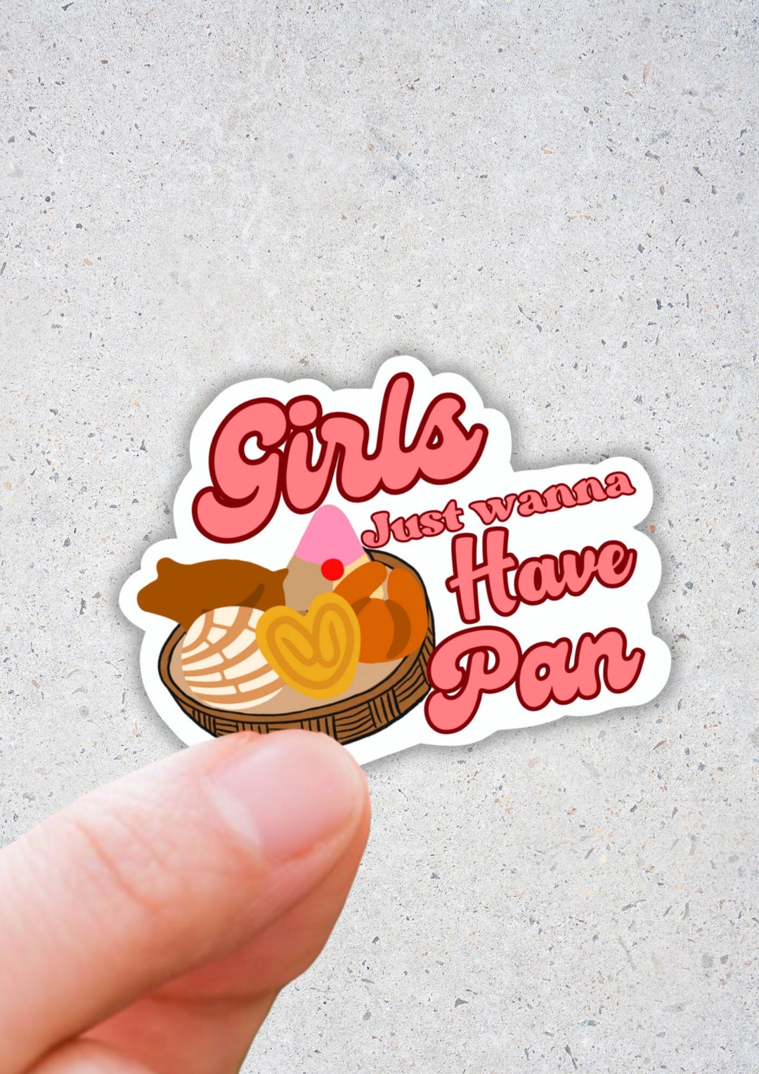 Girls Just Wanna Have Pan Funny Vinyl Sticker,cafecito Stickers, Latinx ...