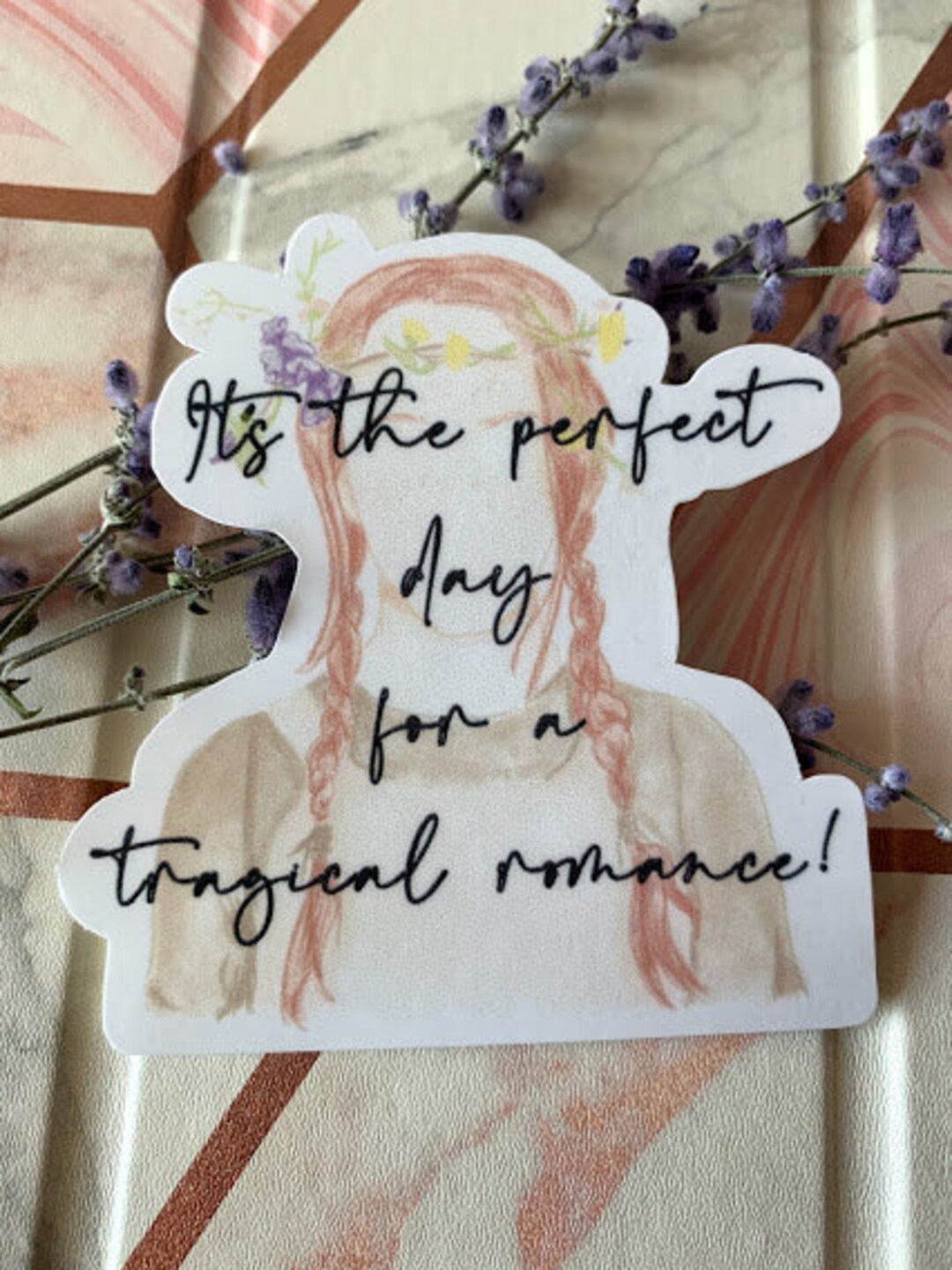 Anne of Green Gables Sticker Book Sticker Vinyl Sticker - Etsy