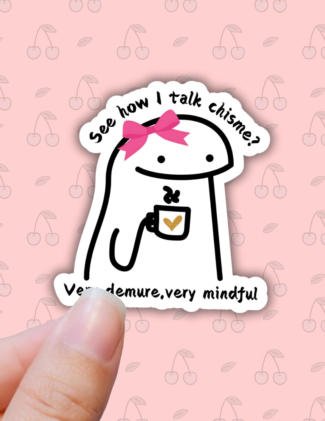 Very Demure Funny Sticker, Trendy,latinx Sticker,meme,laptop Decal ...