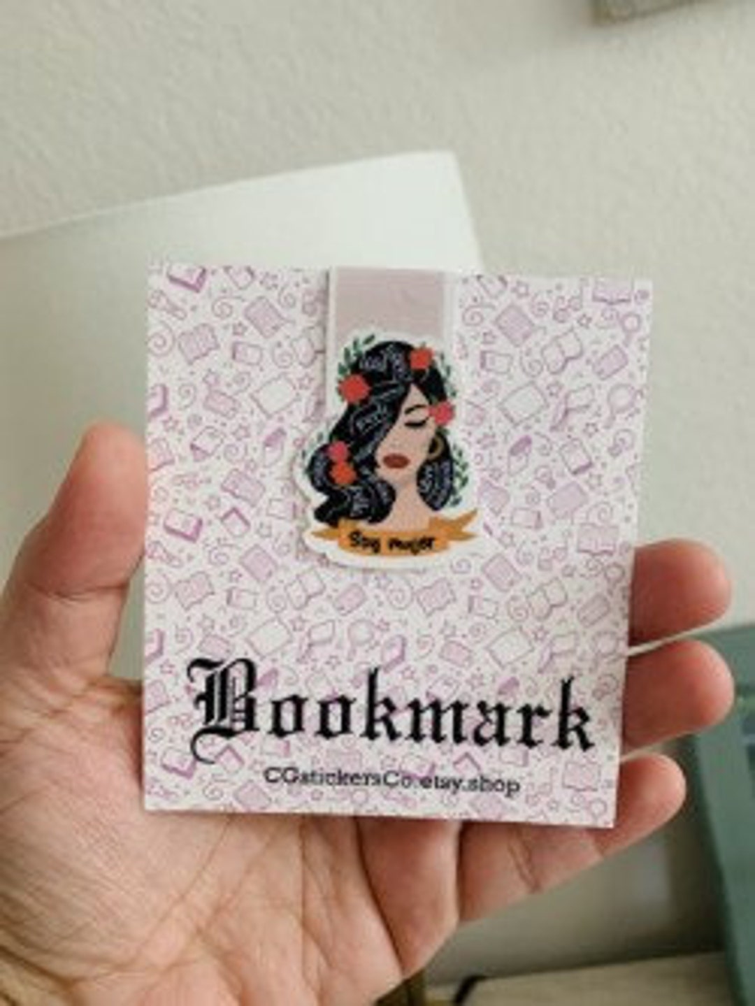 Latina Woman Magnetic Bookmark - Etsy